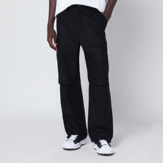 Darkpark Schwarze Saint Cargo-Hose aus Wolle