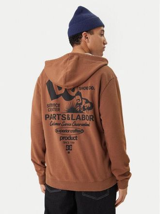 DC Sweatshirt Parts Dep EDYSF03257 Braun Regular Fit