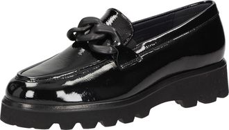 Sioux Damen Meredira Mokassin, Schwarz, 40 EU X-Weit