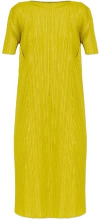 Issey Miyake Damen, Kleider, Gelb, 2XSGr&ouml;&szlig;e