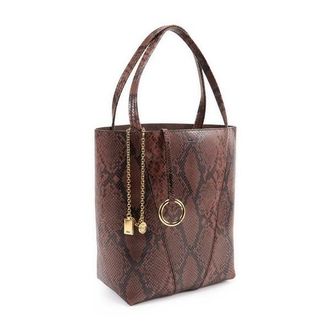 Chlo&eacute; SAc seau effet crocodile Chlo&eacute; Spin en cuir de veau