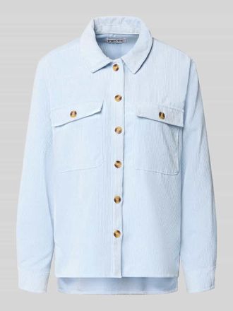 Pieces Regular Fit Cordbluse mit Brustpattentaschen Modell EFFI