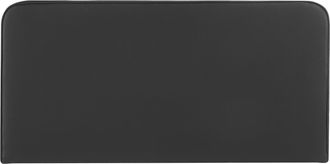 IDIMEX Kopfteil Riven gepolstert mit Wandbefestigung schwarz - Bettkopfteil 140 cm, headboard mit Kunstlederbezug, Kopfende für Boxspringbett