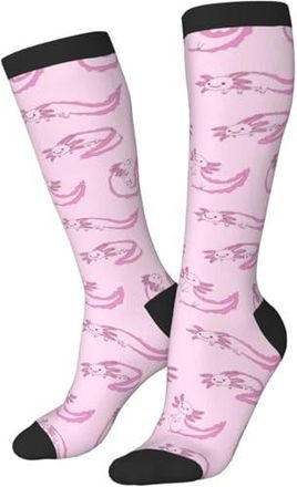 Generic Chaussettes de Sports 50cm, Petit dragon vert Roses Renforc&eacute;es Socquettes de Sport Respirantes Homme Chaussettes pour Yoga Aptitude Cyclisme Marche