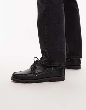 Tommy Hilfiger Chaussures bateau - Noir