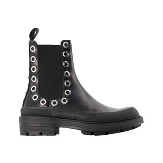 Alexander McQueen Oversized Tread Chelsea Boots - - Shoes - Herren - Schwarzk - 40 EU