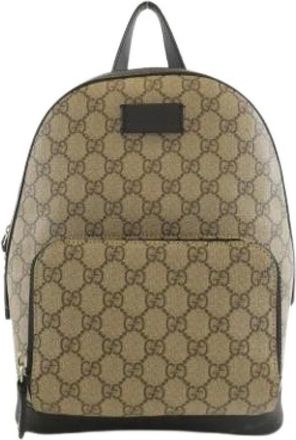Gucci unisex, Pre-owned, Beige, Taille: ONE Size Sac &agrave; dos Vintage Pre-owned