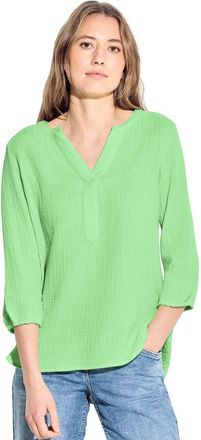 Cecil Damen B344669 Musselin Bluse, Matcha Lime, M