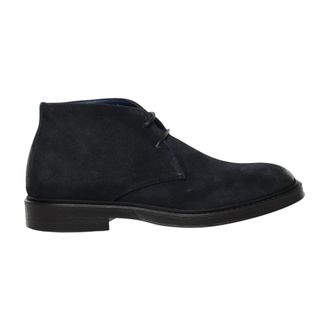 Giuliano Galiano Bottines en Daim - Homme - Chaussures - Bleu - Taille: 45 EU