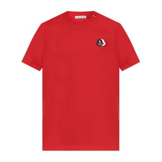 Moncler T-Shirts - - Tops - Herren - Rot - S