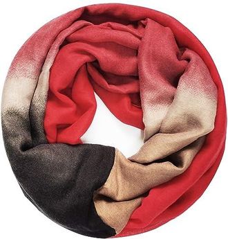 Glamexx24 Foulard Femme Léger Longue écharpe Loop Écharpe Chiffon Plusieurs couleurs - Multicolore - Taille unique
