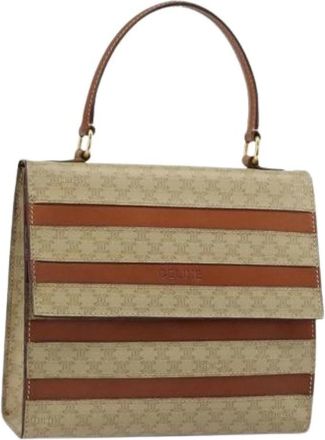 Celine Sac &agrave; main vintage doccasion - Femme - Pre-owned - Beige - Taille: ONE Size