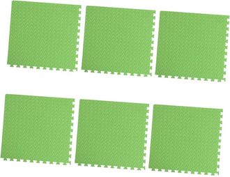 BESPORTBLE 12 Stück Teiliges Eva Splicing Mat rutschfeste Fitness Unterlegmatte mit Blattstruktur Wasserabweisend Druckentlastend Zusammensetzbar für Gymnastik u