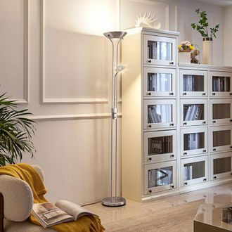 Lindby [GEBRAUCHT] B-Ware Lindby Led Deckenfluter Josefin Stehleuchte Standleuchte Stehlampe Leselicht