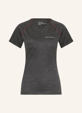 District Vision T-Shirt Merino Aus Merinowolle grau