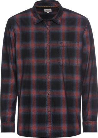 Camel Active Herren Langarm Hemd aus Reiner Baumwolle Ziegelrot, Menswear-XXL