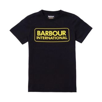 Barbour Logo-Print T-Shirt - - Tops - Herren - Schwarzk - 3XL