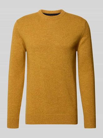 Barbour Pullover aus Woll-Seide-Mix mit Rundhalsausschnitt Modell TISBURY