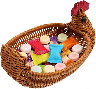 Generic Geflochtene Lagerung Korb - Schreibtisch Zubeh&ouml;r Organizer,Korb Zum Servieren Und Pr&auml;sentieren Von,F&uuml;r K&uuml;che Lagerschrank Arbeitsplatte Tisch Party Br