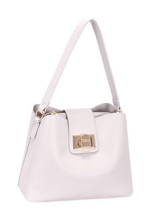 David Jones Paris - Sac &agrave; main Femme Similicuir - Sac port&eacute; &eacute;paule 3 compartiments - Taille Moyenne - Ville Chic Classique &eacute;l&eacute;gant Pratique (Snow Lilac)