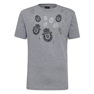 Billionaire Boys Club T-Shirt Rundhals Crest - - Tops - Herren - Grau - S