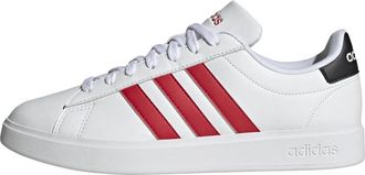 adidas Herren Grand Court 2.0 Sneaker, FTWR White Better Scarlet Core Black, 42 2/3 EU