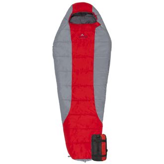 Teton Sports Ultralight Sleeping Bag Leichter Rucksack-Schlafsack f&uuml;r Wandern und Camping im Freien, rot, 5F Short