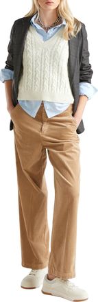 Benetton Damen 4ha2df07i Hose, braun, 50