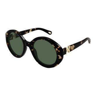 Chlo&eacute; Runde Sonnenbrille - - Accessories - Damen - Braun - 53 MM
