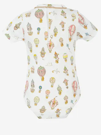 Atelier Choux Womens Baby Onesie Carousel Multicolour Cotton Tops Top