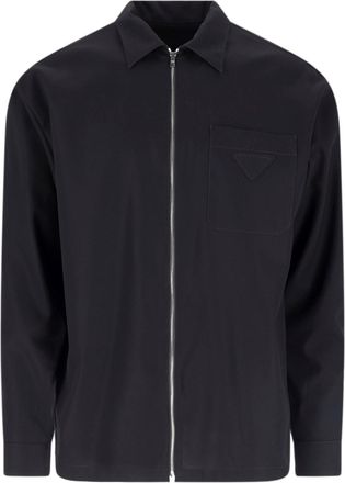 Prada Hemd Mit Rei&szlig;verschluss