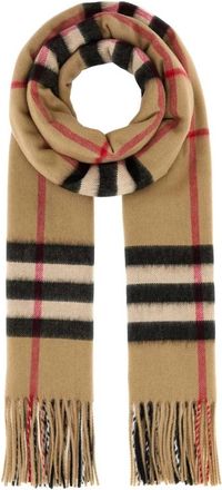 Burberry Bestickter Kaschmirschal - - Accessories - unisex - Beige - ONE SIZE