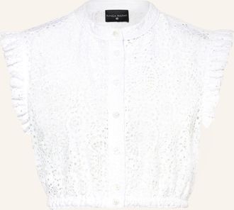 Kinga Mathe Kinga Mathe Dirndlbluse Emma Aus Spitze weiss
