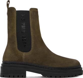 U.S.Polo Association Klassische Stiefeletten U.S. Polo Assn. CEO-VIZAG001W/ELE1 Khakifarben