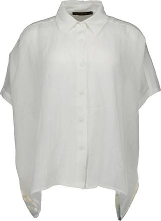 Greek Archaic Kori Femme, Blouses et Chemises, Blanc, Taille: 40 FR S26K-4085036 Blouse