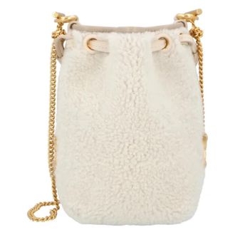 Chlo&eacute; Shearling Schultertasche - - Bags - Damen - Beige - ONE SIZE