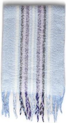 Street One A572489 Écharpe rayée, Bleu Marine Clair, A Femmes