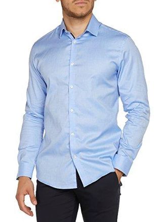 Selected Homme Shdonenew-mark Shirt Ls Noos Chemise Business, Bleu (Light Blue), M EU