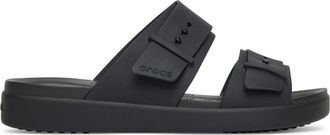 Crocs Pantoletten Crocs Brooklyn Buckle Low Low 211215 Schwarz