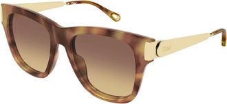 Chlo&eacute; unisex, Accessoires, Brun, Taille: 54 MM Ch0349S Lunettes de soleil oeil de chat