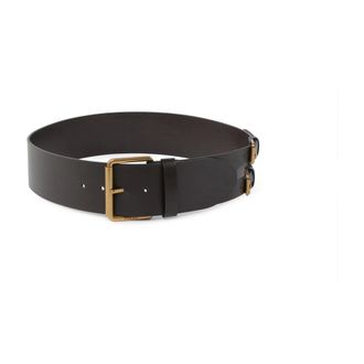 Pinko Pinko, Femme, Accessoires, Brun, Taille: XS Smooth Leather Belt with Straps