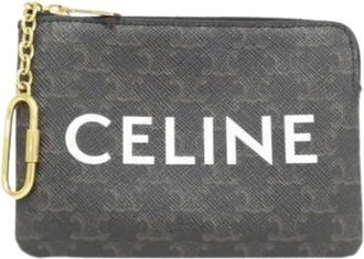 Celine unisex, Pre-owned, Noir, Taille: ONE Size Porte-monnaie Pre-owned