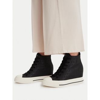 Guess Sneakers aus Stoff Guess FLTSUN FAL12 Schwarz