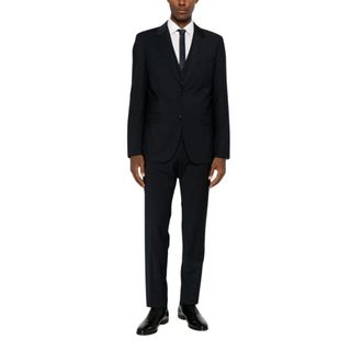 HUGO BOSS Sakko mit fallendem Revers - - Suits - Herren - Blau - L