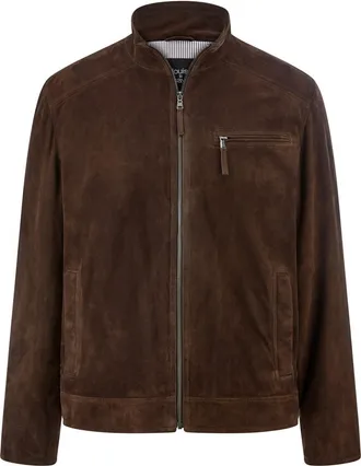 Louis Sayn Ziegenvelours-Lederjacke Louis Sayn braun