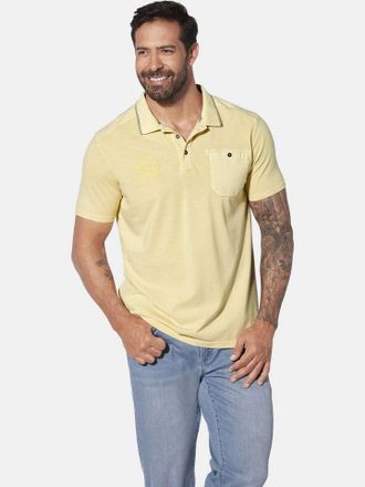Jan Vanderstorm Poloshirt GUNHELM mit kleinen Seitenschlitzen