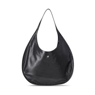 Courr&egrave;ges Femme, Sacs, Noir, Taille: ONE Size Sac Hobo Rond
