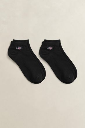 GANT Herren 2er-Pack Shield Kn&ouml;chelsocken (40-42) Schwarz