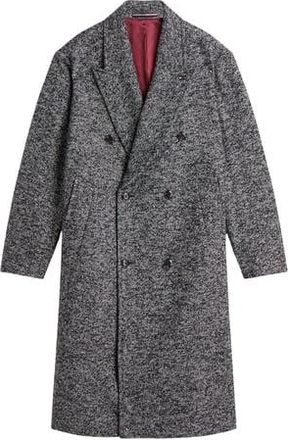 Tommy Hilfiger Manteau long en laine m&eacute;lang&eacute;e