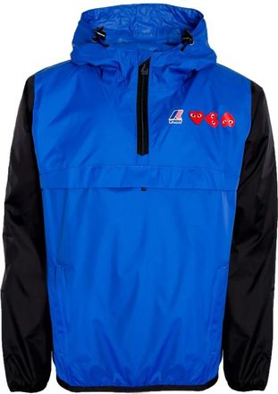 Comme Des Gar&ccedil;ons Homme, Vestes, Bleu, Taille: L Veste Pliable Demi-Zip